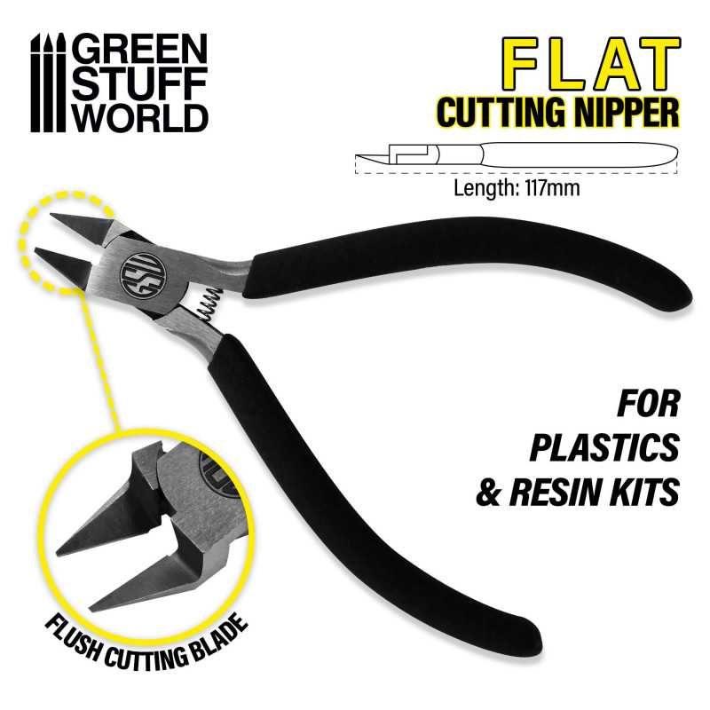 Flat Cutting Nipper | Flat Sprue cutter - GSW