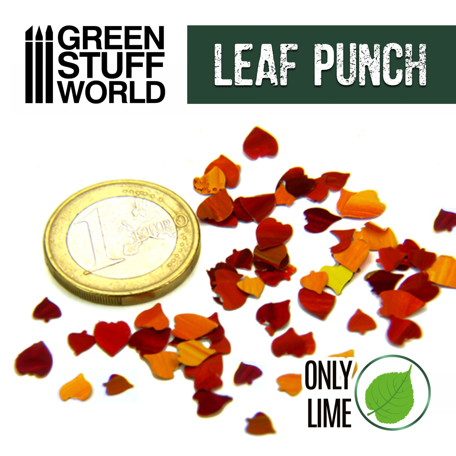 Miniature Leaf Punch DARK GREEN | - GSW
