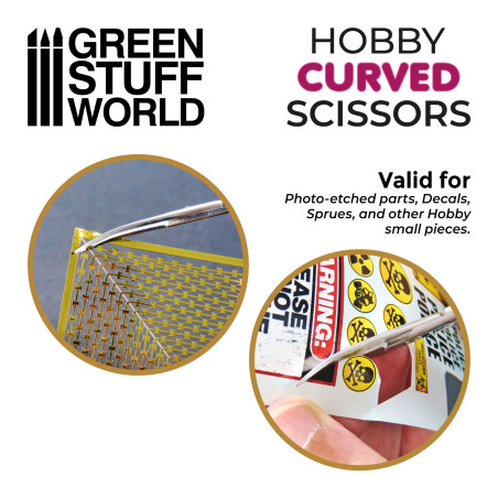 Hobby Scissors - Curved Tip | - GSW