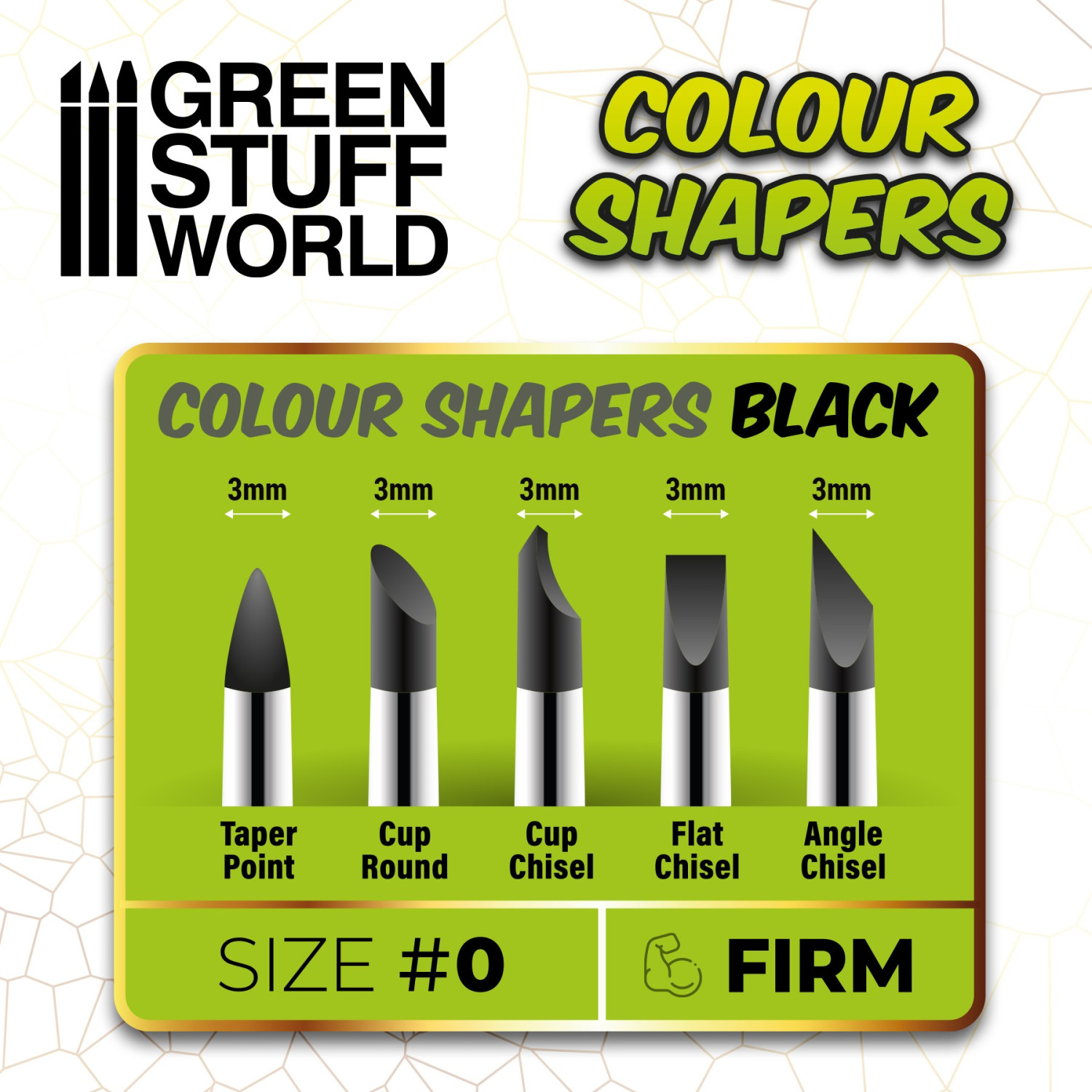 Clay Shapers SIZE 0 - Black Firm | Color Shapers - GSW