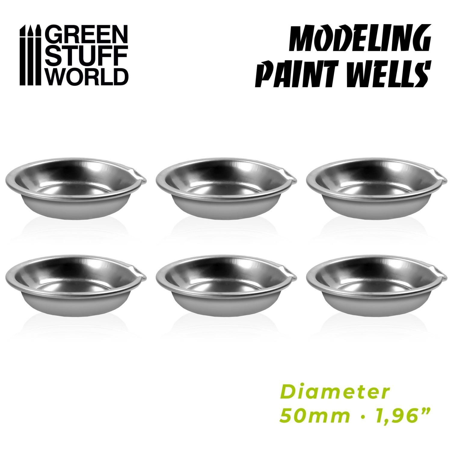 Modelling Paint Wells x6 | Paint Accesories - GSW