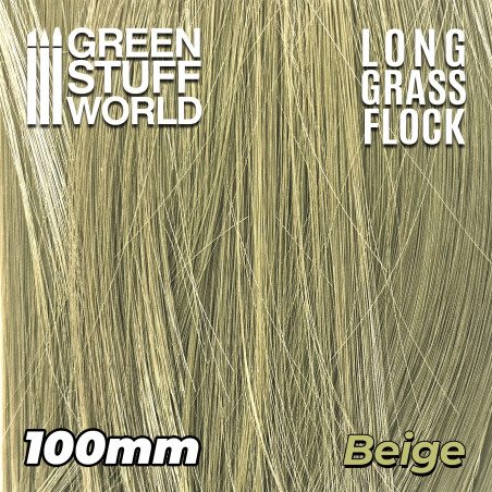 Long Grass Flock 100mm - Beige | - GSW