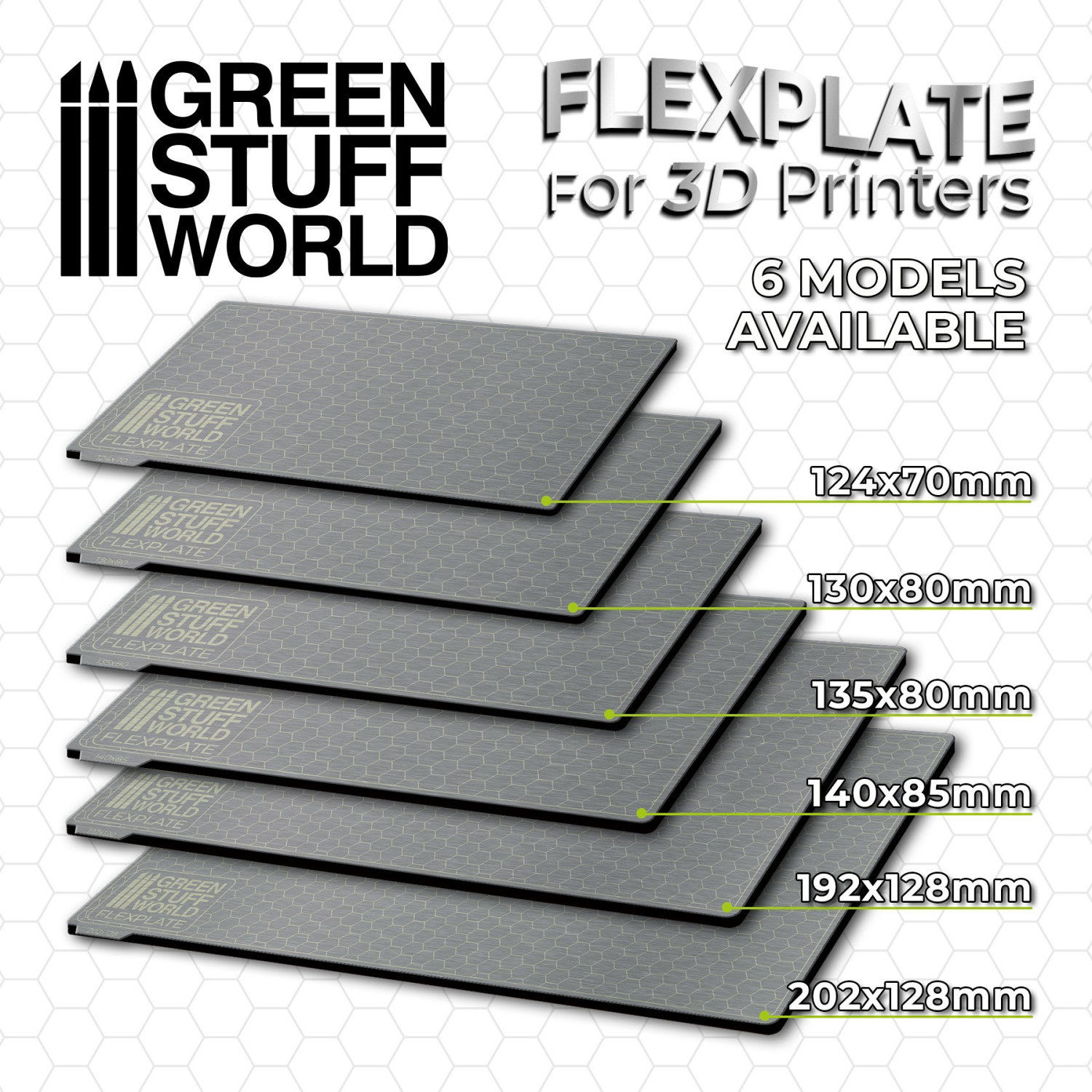 Flexplates For 3d Printers - 202x128mm | - GSW