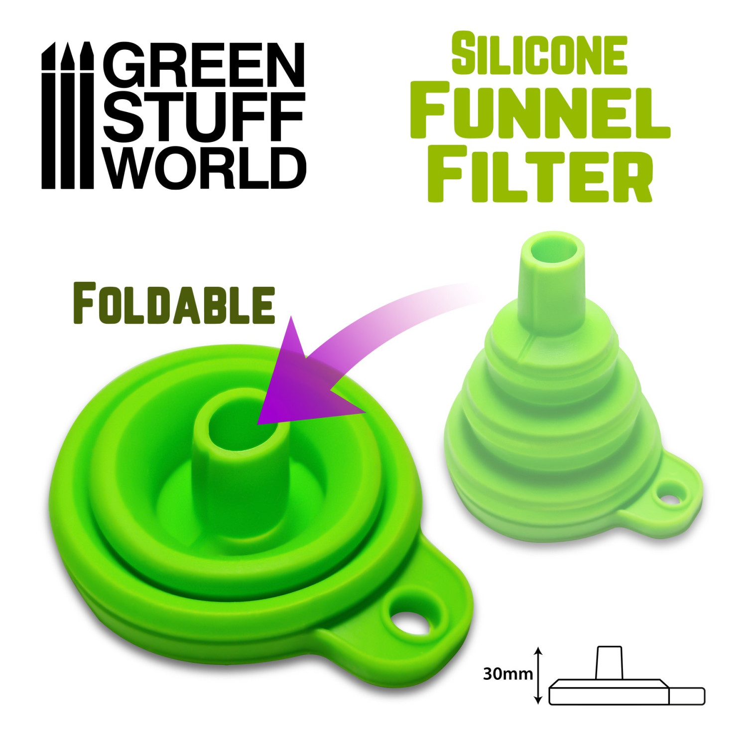 Silicone funnel filter for 3D printer | - GSW