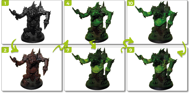 Paint green troll skin- Advanced tutorial