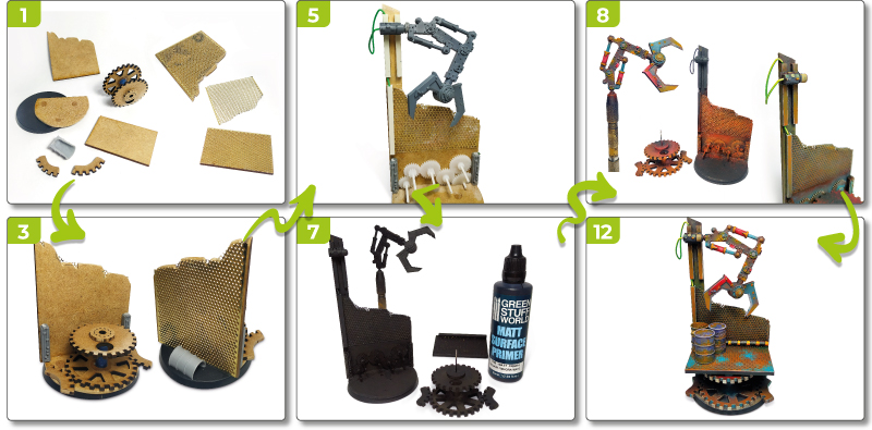 Warhammer industrial bases - Advanced Construction Tutorial