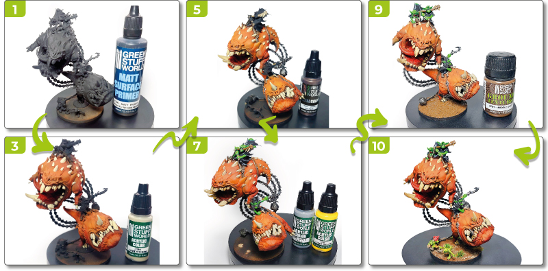 Warhammer squig - Advanced Painting Tutorial