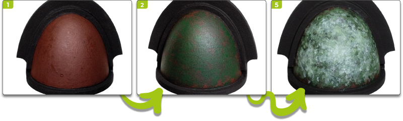 How to apply the mapping paint effect on miniatures?