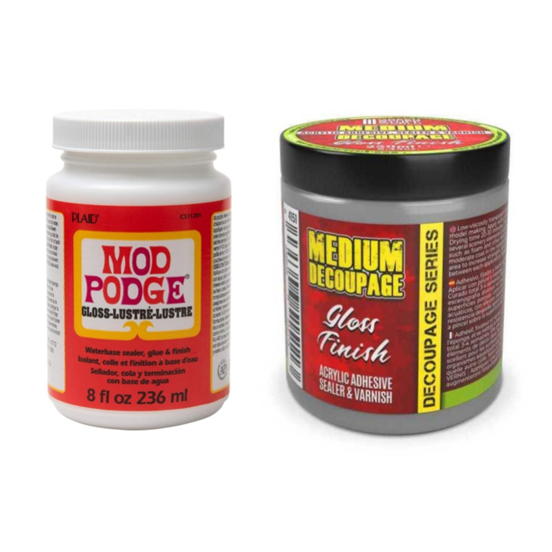 Mod Podge vs Medium Decoupage - Comparison