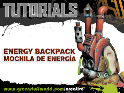 Painting energy backpacks for Warhammer - Tutorial